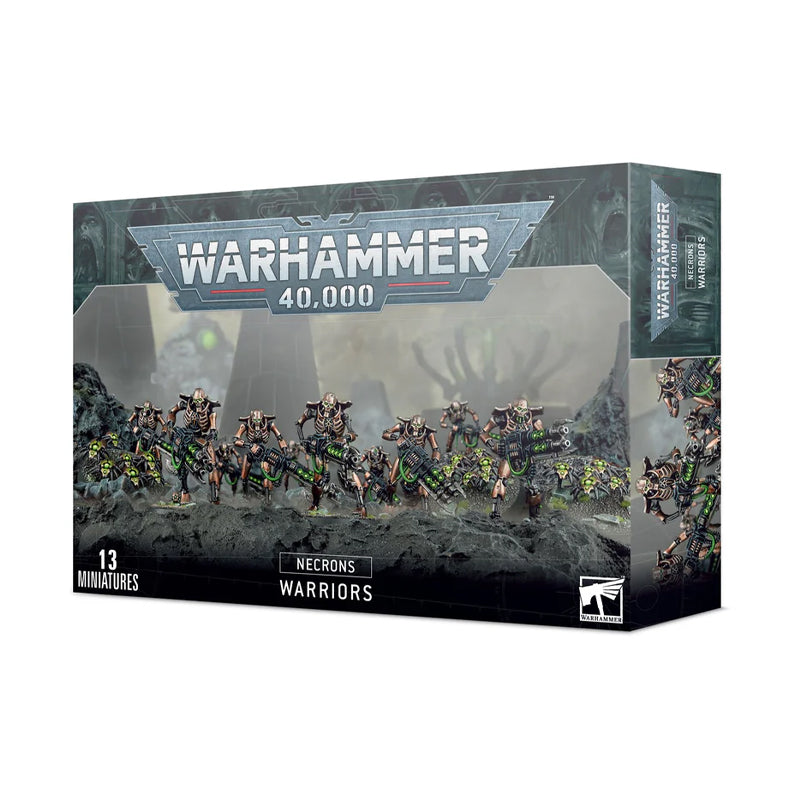 Warhammer 40,000 Necrons Warriors Miniature Set – Art Spices