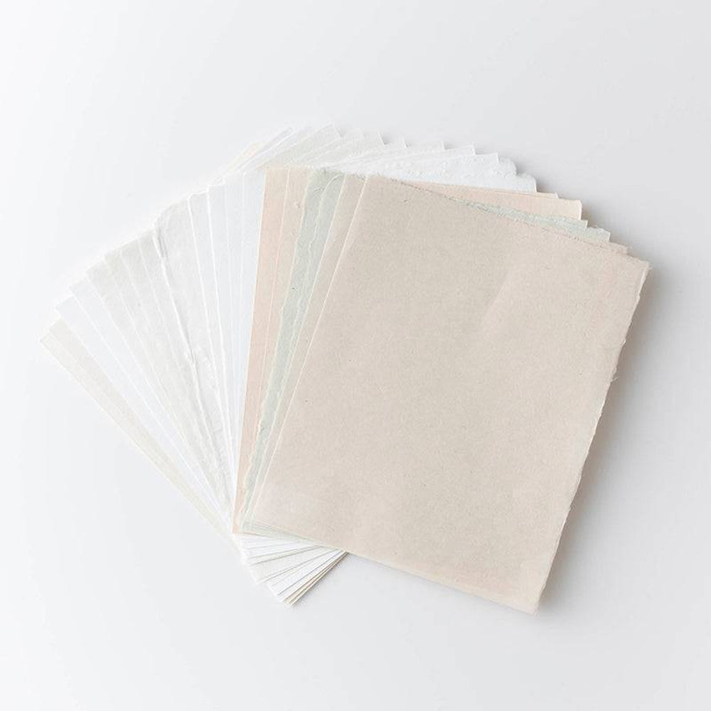Awagami Editioning Japanese Paper Sample Pack, 10 Types, 20 Sheets ...