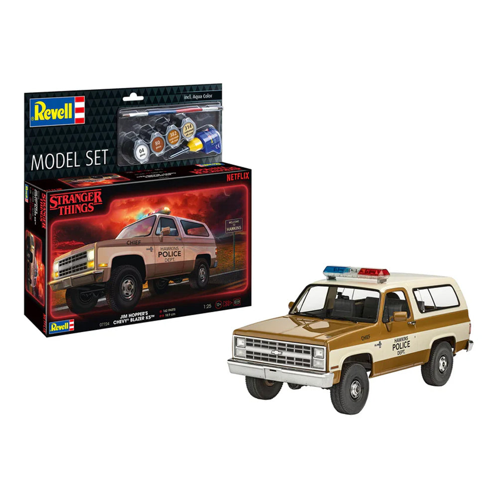 Revell 1985 Chevrolet K5 Blazer: Stranger Things Scale Model Set, 1:25 ...