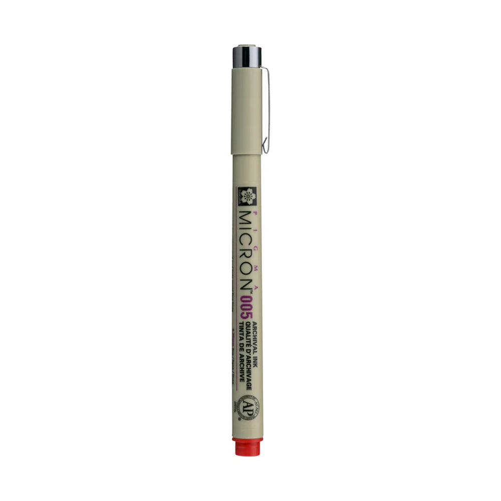 Sakura Pigma Micron Red Fineliner – Art Spices